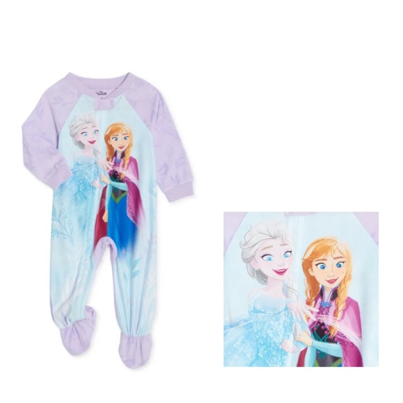 Disney | Pajamas | Disney Frozen Anna Elsa Blanket Sleeper | Poshmark
